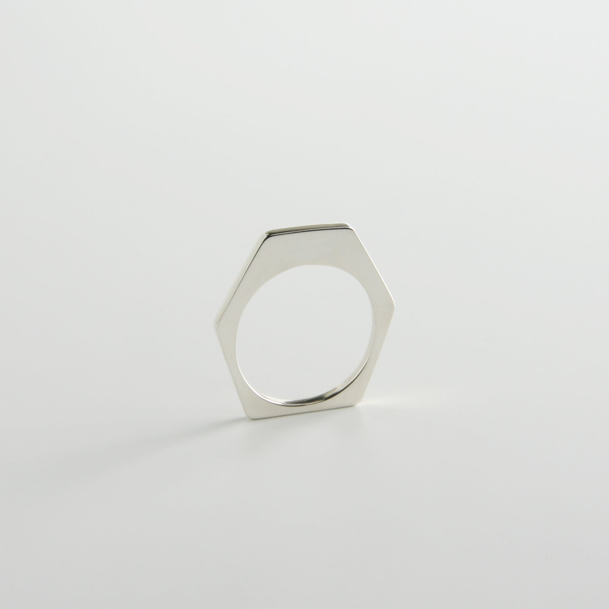 Random Polygons Ring Set Five Hexagons | minrl jewels